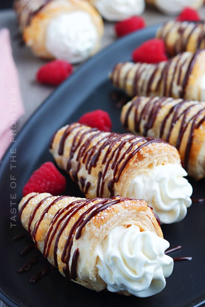 Cream Horns With Puff Pastry Yummi Haus